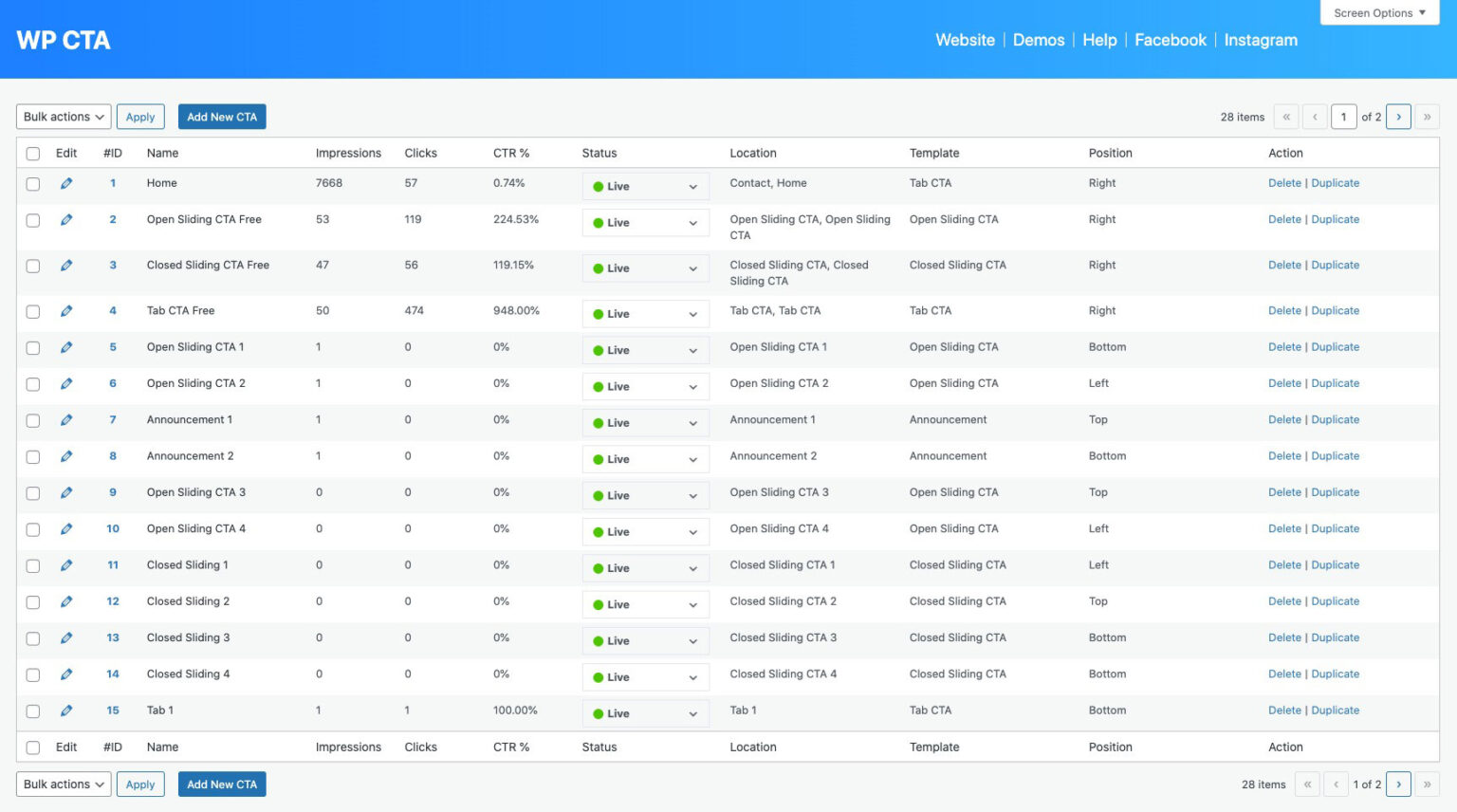 WP CTA PRO | CTA Plugin for WordPress